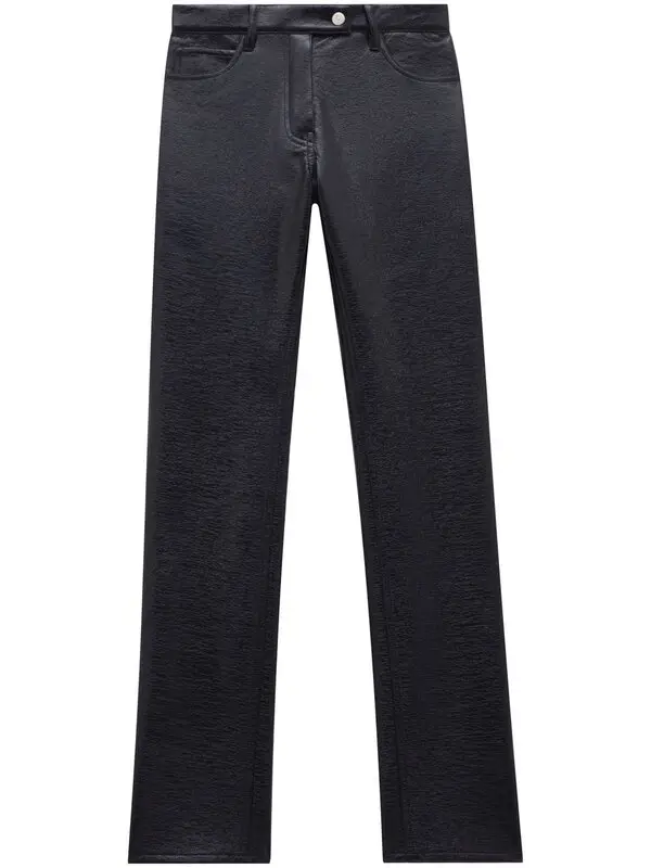 COURREGES Five-pocket Straight Trousers - Blue