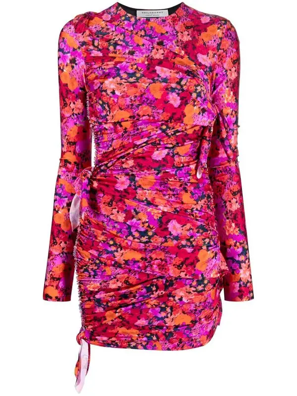 Philosophy Di Lorenzo Serafini Floral-print Minidress