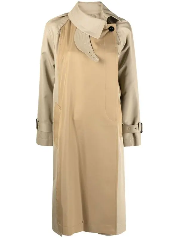 Sacai Two-tone Buttoned Coat