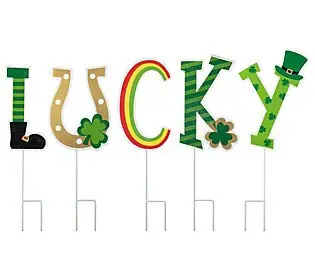 GLITZHOME St. Patrick's Day Horse Shoe Lucky Ya D Stakes S/5
