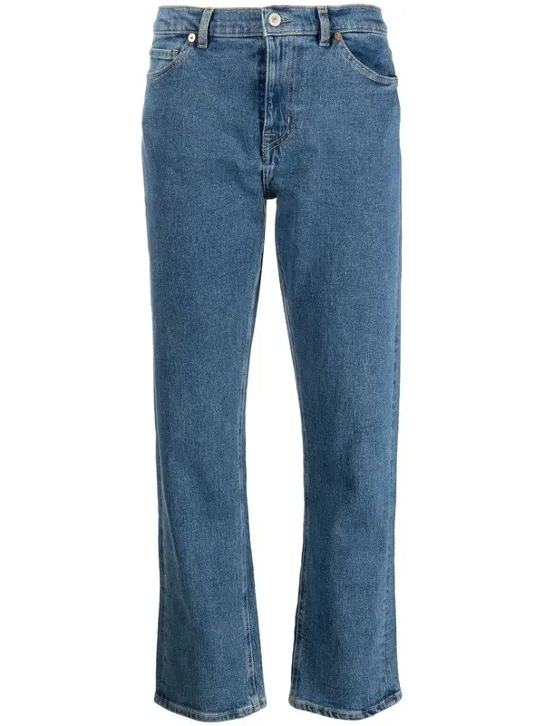 Paul Smith Mid-rise Cropped Jeans