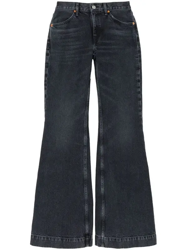 RE/DONE 70s Mid-rise Flared Jeans