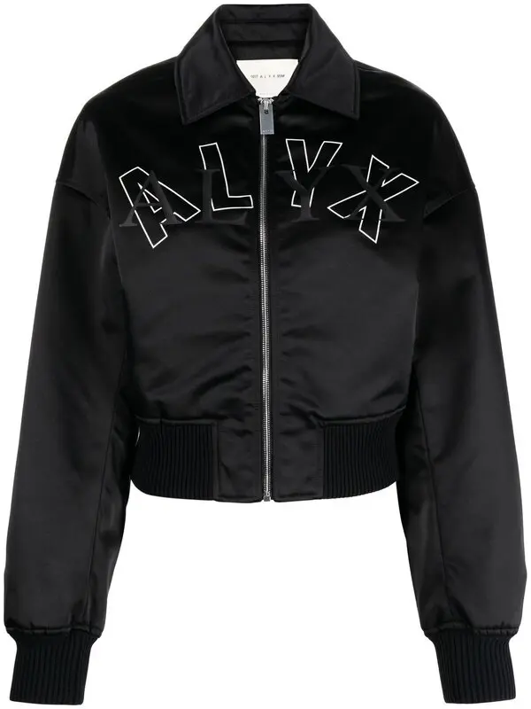 1017 Alyx 9sm Embroidered Logo Bomber Jacket