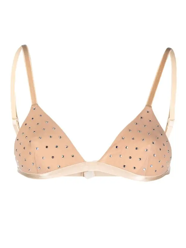 Andamane Crystal-embellished Triangle Bra