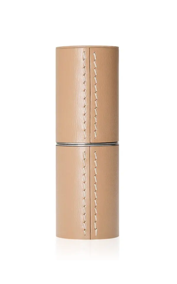 LA BOUCHE ROUGE PARIS Refillable Leather Case Chocolate - Tan