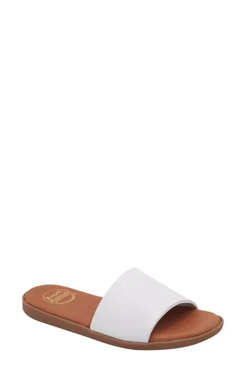 Andre Assous Paloma Woven Slide Sandal - White