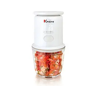 EURO-CUISINE Euro Cuisine Cordless Rechargeable Food Chopper With Scale