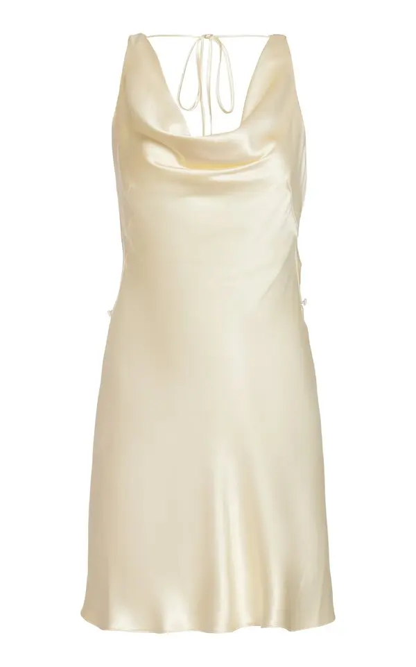MIRROR PALAIS Cowl Mini Dress