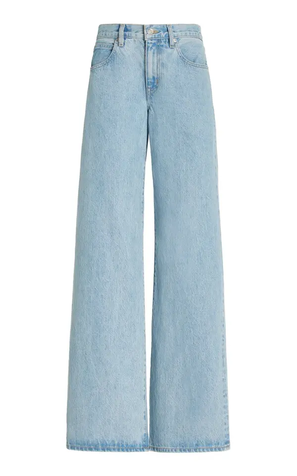 SLVRLAKE Mica Wide-leg Jeans - Light Wash