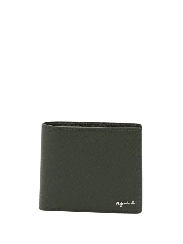 AGNÈS B. Bi-fold Logo-plaque Wallet