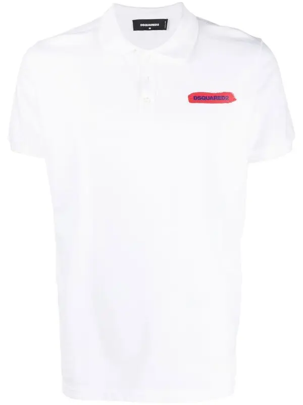 Dsquared2 Logo-print Polo Shirt - White
