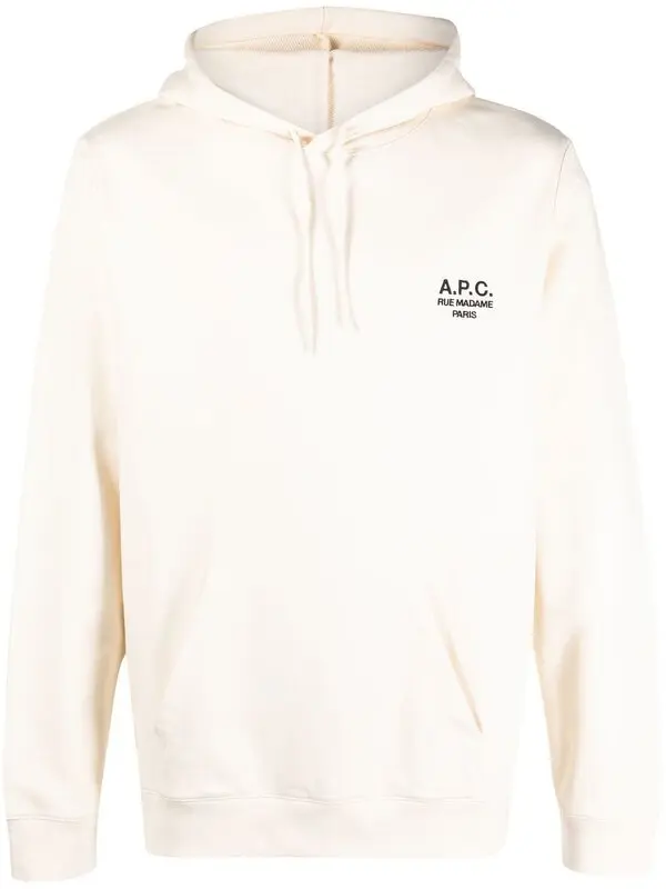 A.p.c. Logo-print Drawstring Hoodie
