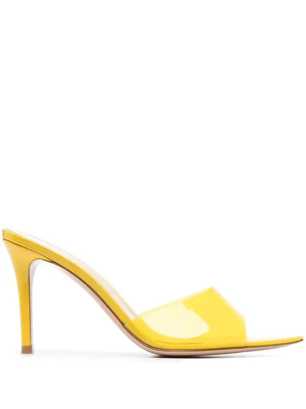 GIANVITO ROSSI Elle 85mm Transparent Sandals