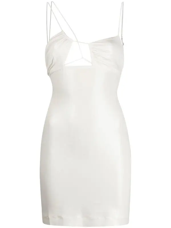 NENSI DOJAKA Cut-out Minidress - White