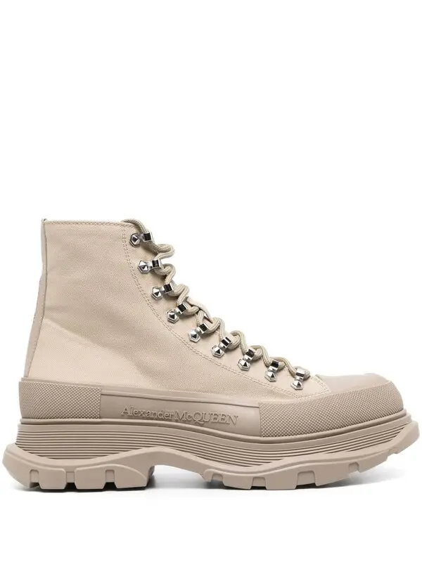 Alexander McQueen 70mm Chunky Lace-up Boots