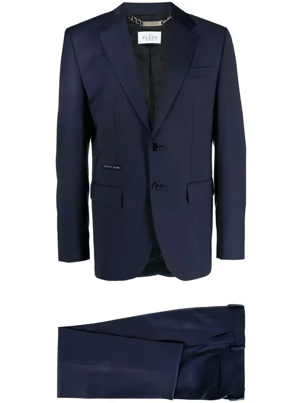 Philipp Plein Logo-patch Single-breasted Suit