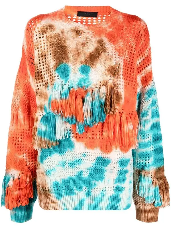 Alanui California Dreamin' Net-knit Jumper