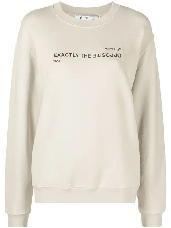 Off-White Slogan-print Sweatshirt