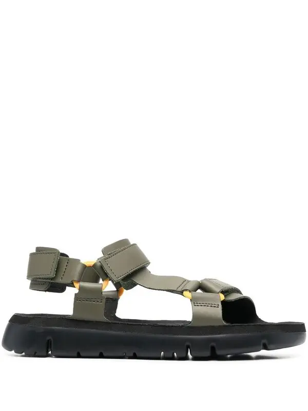 Camper Oruga Touch-strap Sandals - Green