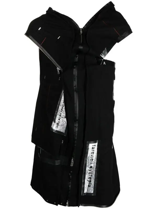 TAKAHIROMIYASHITA THESOLOIST. Asymmetrical Distressed Sleeveless Jacket