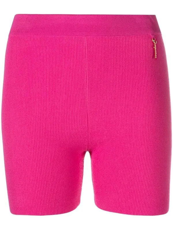 Jacquemus Le Short Pralu Knitted Shorts - Pink
