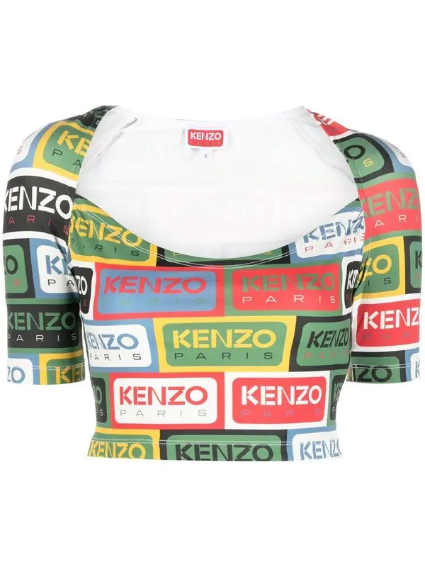 Kenzo Logo-print Crop Top