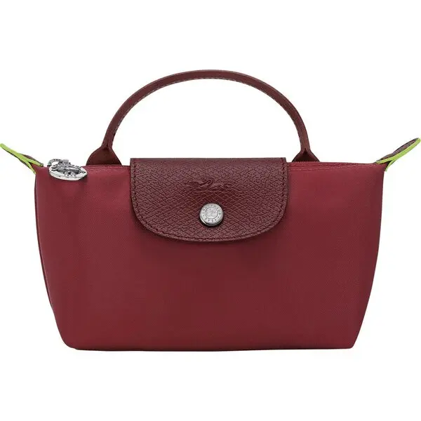Longchamp Le Pliage Recycled Canvas Cosmetics Case - Pomegranate