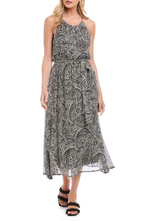 Fifteen Twenty Belted Maxi Dress In Paisley - 60% Off | Editorialist