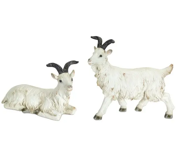 MELROSE Tabletop Goat Figurine Set Of 2
