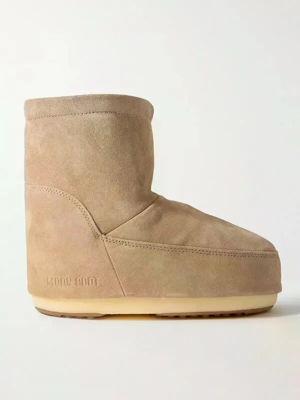 Moon Boot Icon Low Suede Boots - Neutrals