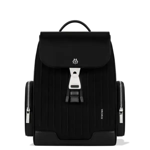 Rimowa Never Still Canvas Flap Backpack - Black | Editorialist