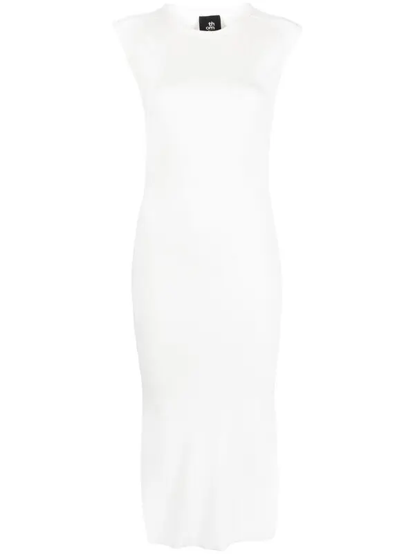 THOM KROM Open-back Midi Dress - White