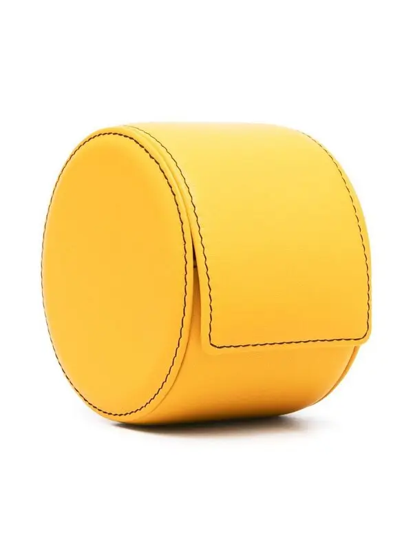 KROSS STUDIO Leather Watch Roll - Yellow