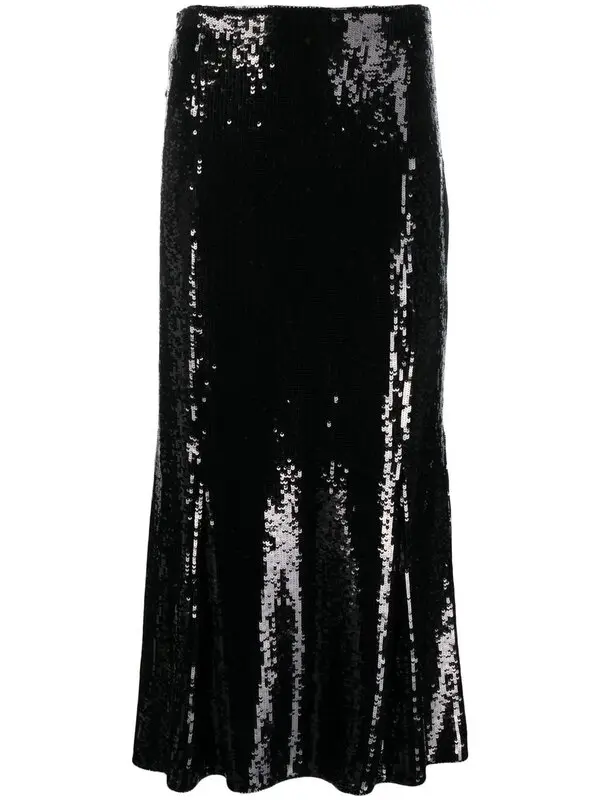 Khaite Levine High-waisted Sequin Skirt