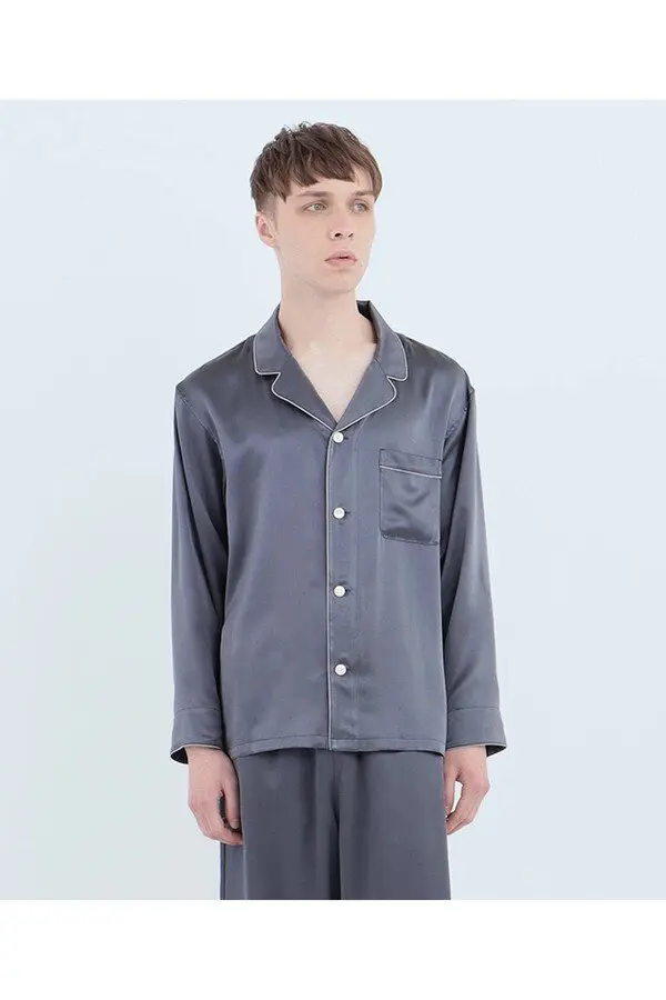 FOO TOKYO Silk Pajamas Gray