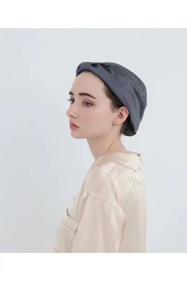 FOO TOKYO Silk Cap - Charcoal