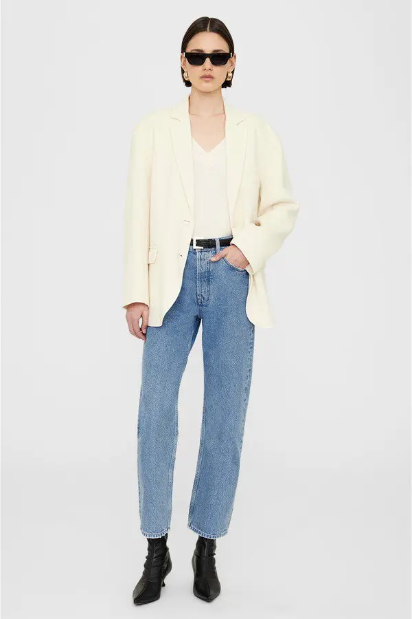 ANINE BING Quinn Blazer Cashmere Blend