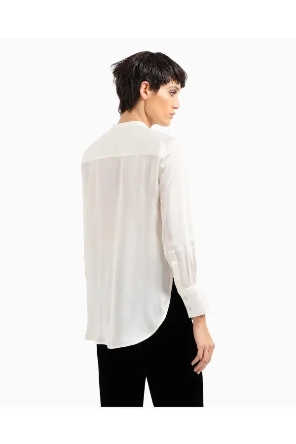 Giorgio Armani Silk Charmeuse Shirt