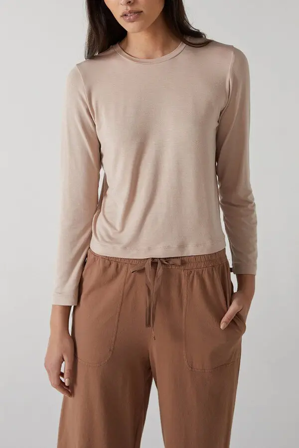 Velvet By Graham & Spencer Pacifica Tee - Neutral