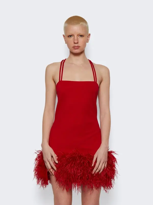 Attico Fujiko Mini Dress - Red