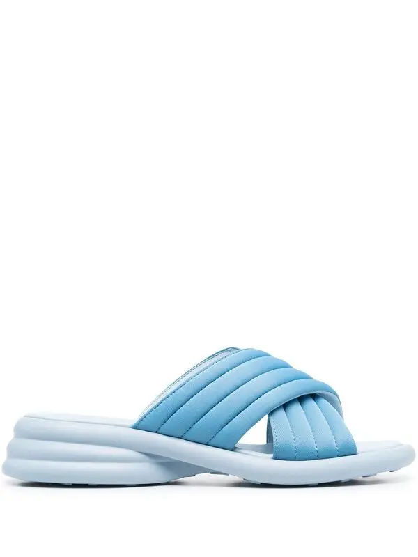 Camper Spiro Crossover-strap Sandals - Blue