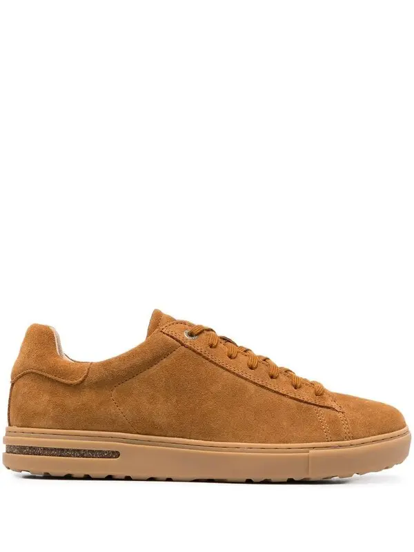 BIRKENSTOCK Embossed-logo Tongue Sneakers - Brown