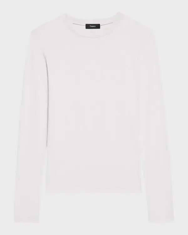 Theory Tiny Tee Long-sleeve T-shirt - White