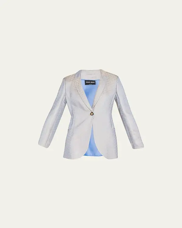 Giorgio Armani Abstract Jacquard Blazer