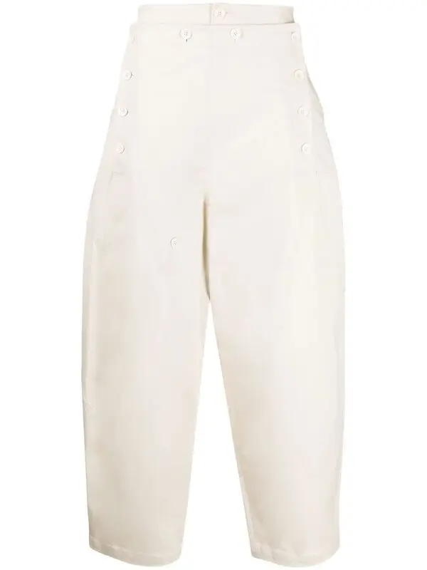 SONGZIO Cropped Wide-leg Trousers