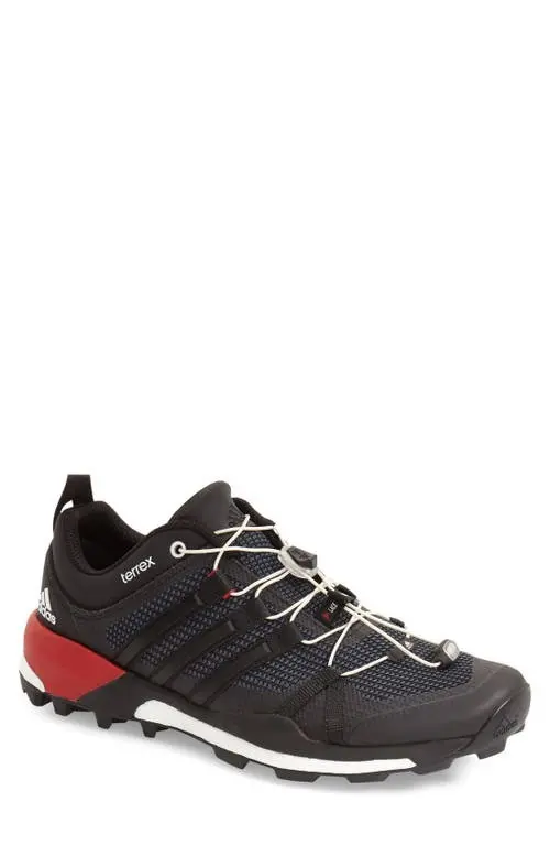 Adidas Terrex Skychaser' Trail Running Shoe - Black/ Dark Grey/ Power ...