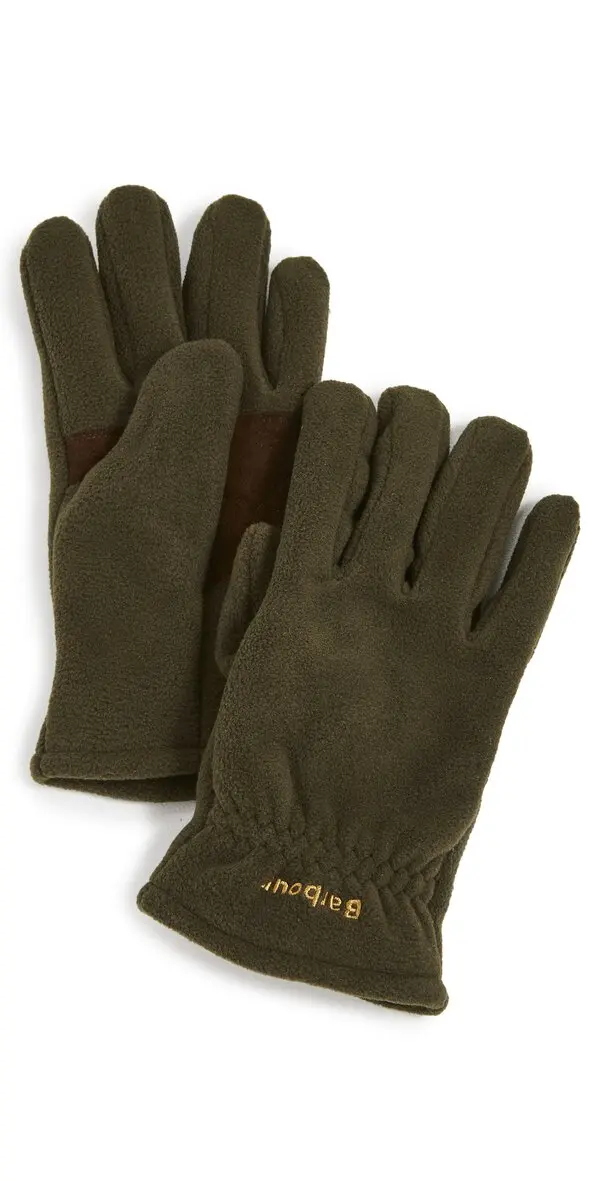 Barbour Coalford Fleece Gloves - Olive