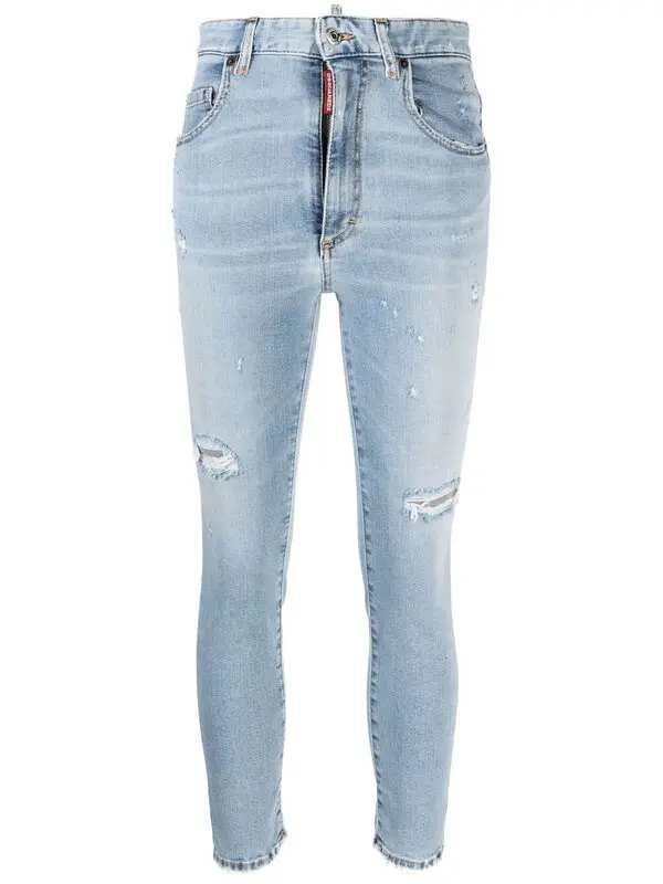 Dsquared2 Logo Tag Skinny Jeans