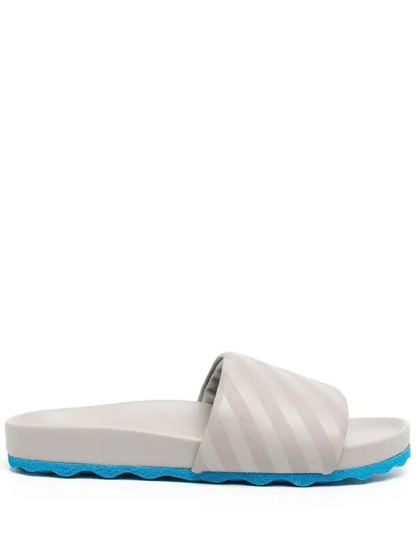 Off-White Diag-stripe Slides