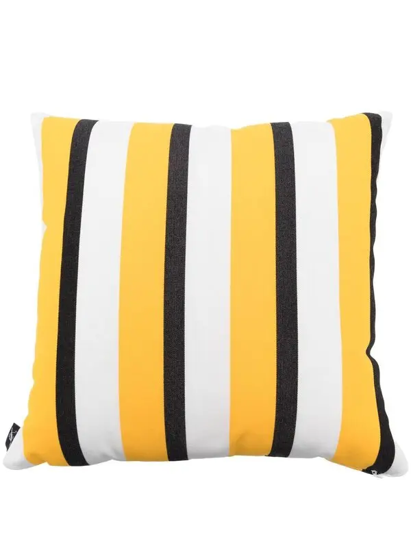 FORNASETTI Striped Square Cushion - Yellow